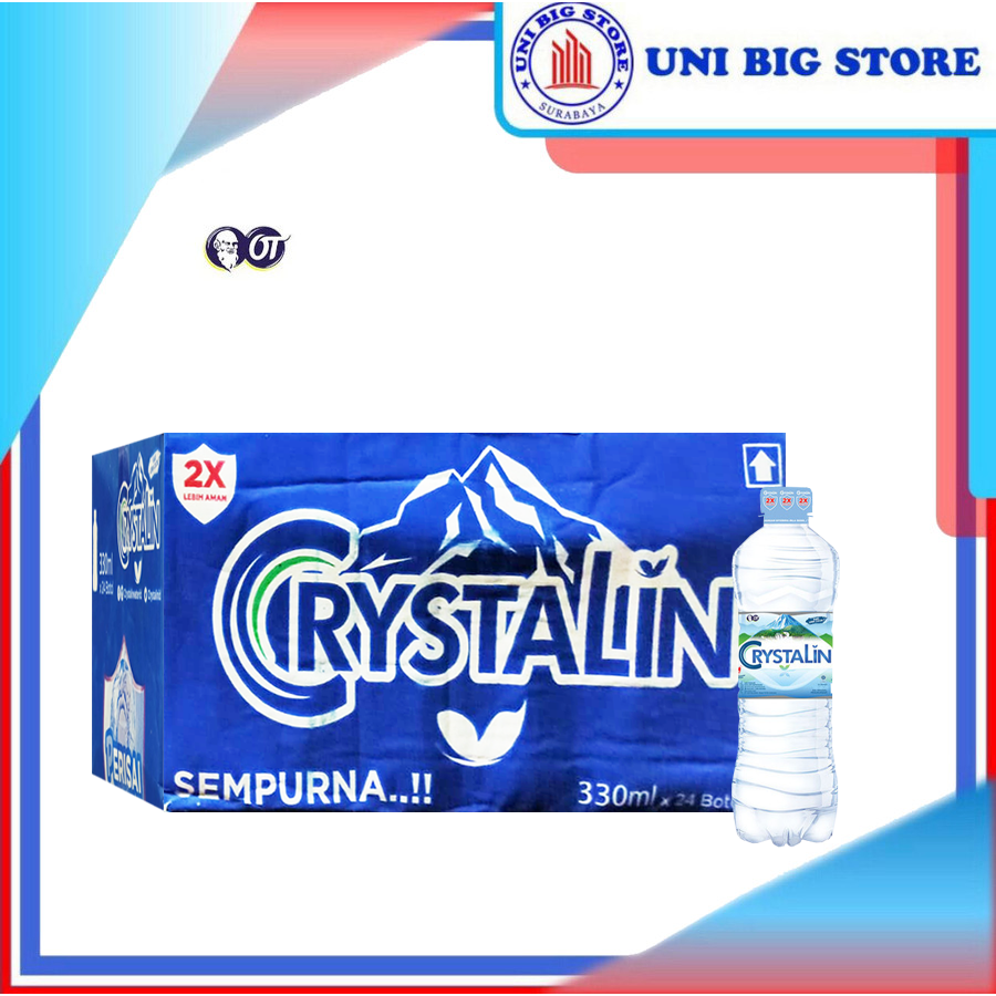 Jual Crystalin Air Mineral 330 ml x 24 botol DUS Crystalline | Shopee Indonesia