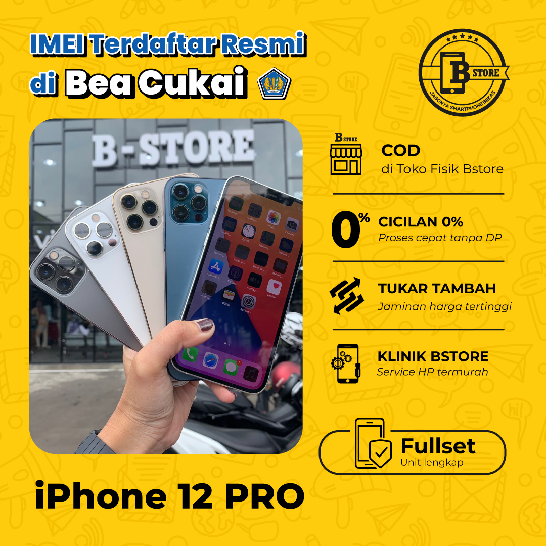 Jual iPhone 12 Pro 256GB - FULLSET - IMEI TERDAFTAR BEACUKAI - MULUS - Apple 256 GB - COD SMR ...