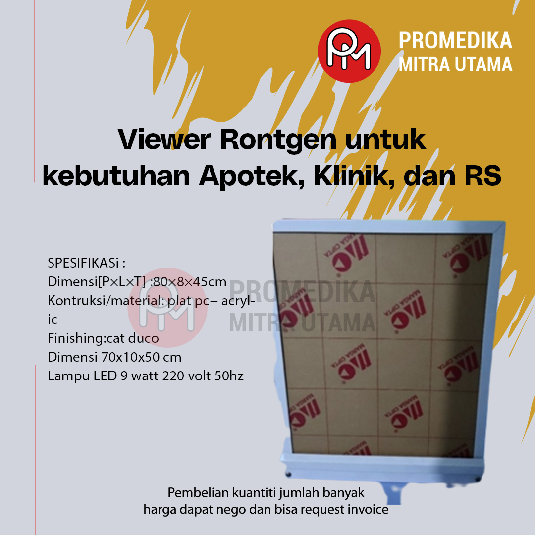 Jual Viewer Rontgen untuk kebutuhan Apotek, Klinik, dan RS tersedia ...