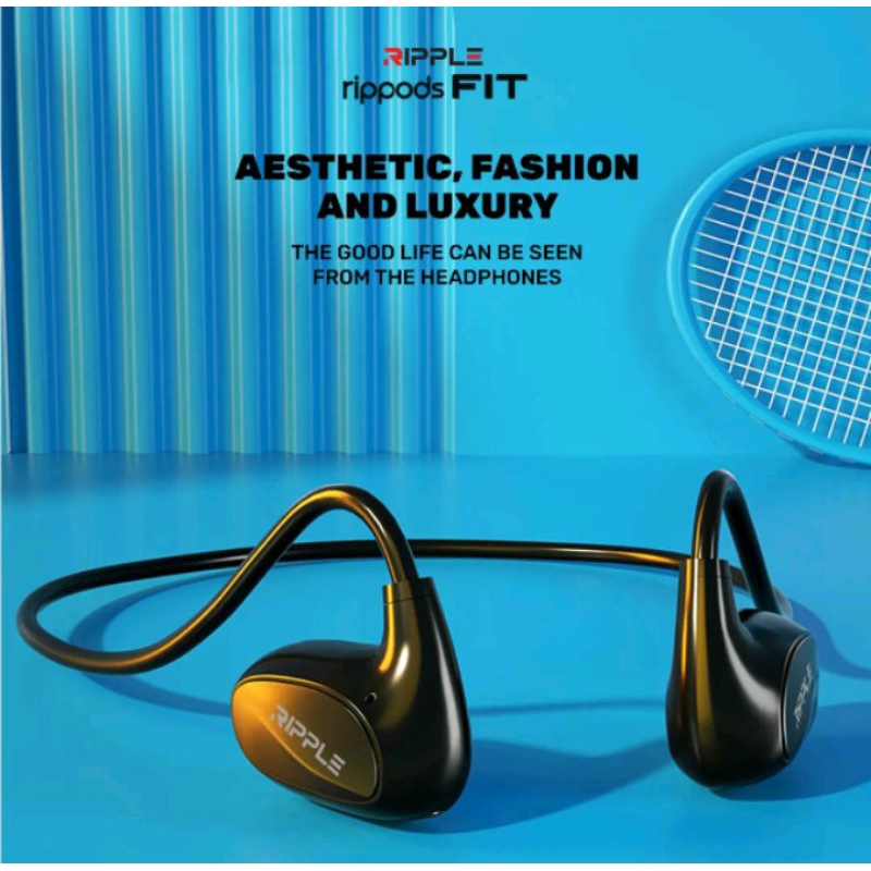 Jual RIPPLE FIT HEADSET BLUETOOTH SPORT TWS EARBUDS OPEN EAR AESTHETIC ...