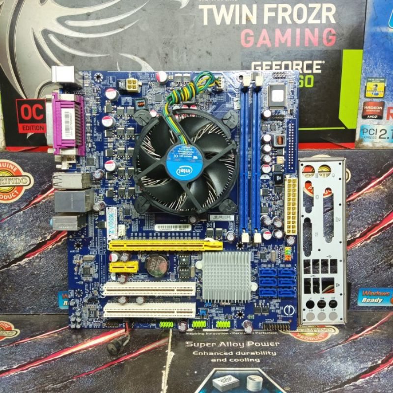 Jual PAKET Motherboard Foxconn Zyrex 1156 Processor Intel Core i3 Bonus ...