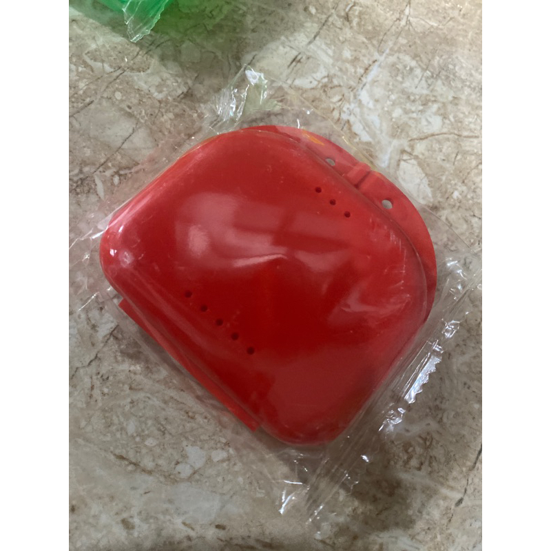 Jual dental retainer box / kotak penyimpanan gigi palsu / kotak ...