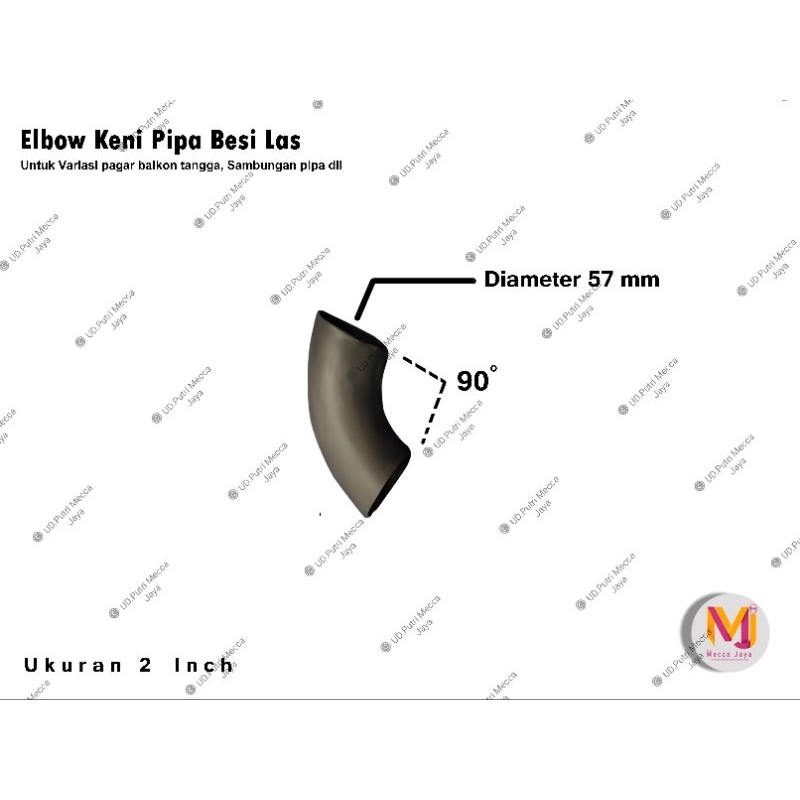 Jual Elbow Pipa Besi | Untuk Variasi Railing Tangga Dll | Shopee Indonesia