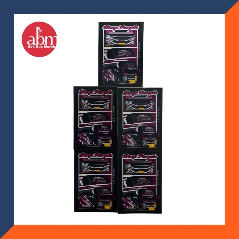 Jual 5 pcs Sticker Bus Stiker Bis Tunggal Jaya Deep Purple | Shopee ...