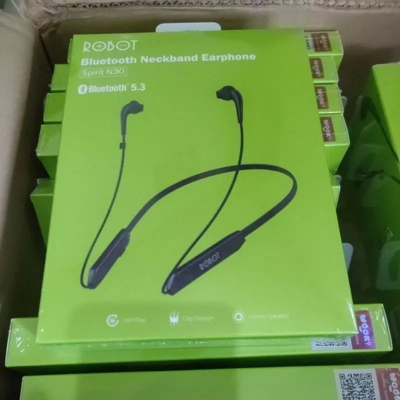 Jual WIRELLES HEADSET ROBOT N30 SPIRIT BASS EARPHONE GARANSI RESMI ...