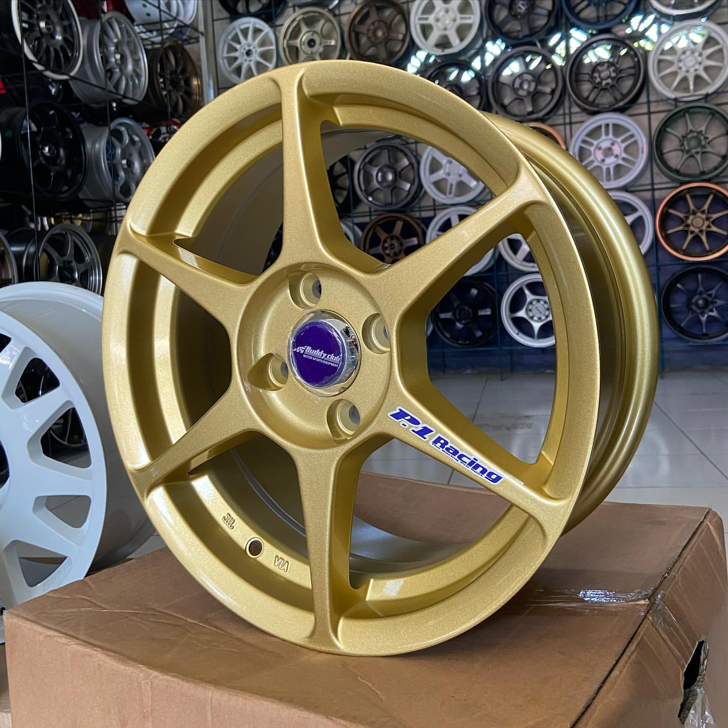 Jual VELG P1 BUDDY CLUB Ring 15 Lebar 6.5 ET 40/44 Pcd 4x100 VELG MOBIL ...