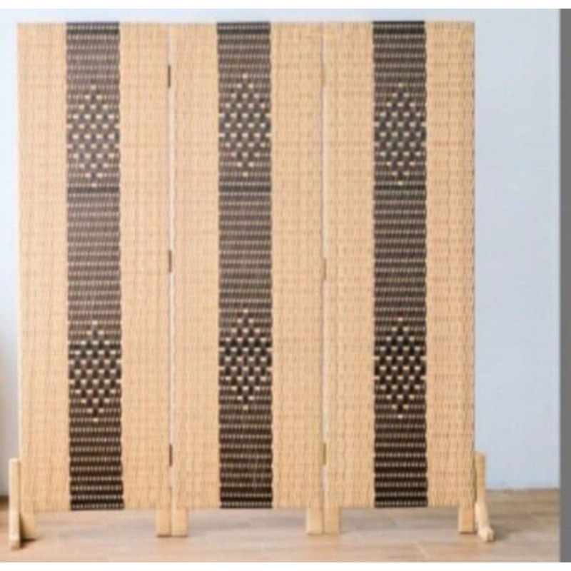 Jual PARTISI ROTAN SINTETIS PENYEKAT/PEMBATAS RUANGAN | Shopee Indonesia