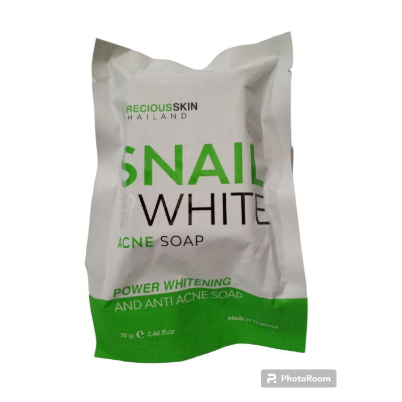 Jual Precious Skin Snail Whitening soap 70gr sabun mandi thailand ...