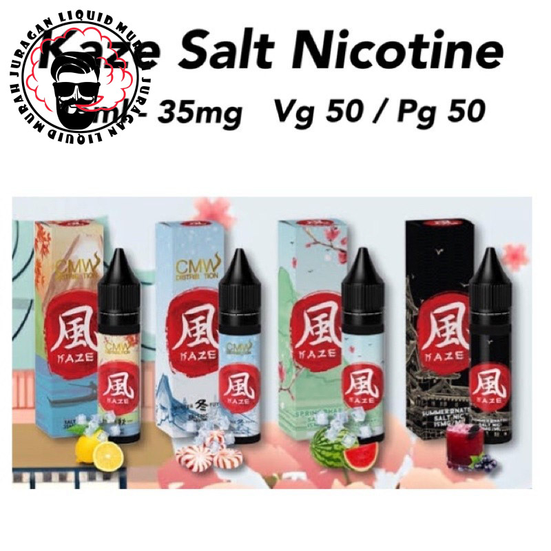 Jual KAZE SALT NIC KAZE SALTNIC AUTUMN AKI WINTER 15ML BY EMKAY BREWER ...