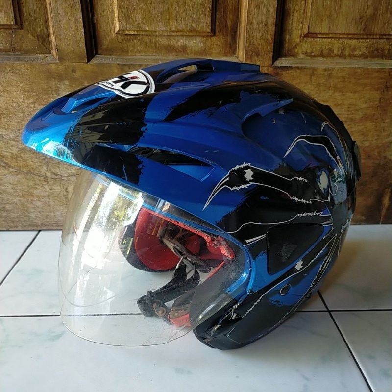 Jual HELM NHK PREDATOR MOTIF LABA-LABA | Shopee Indonesia