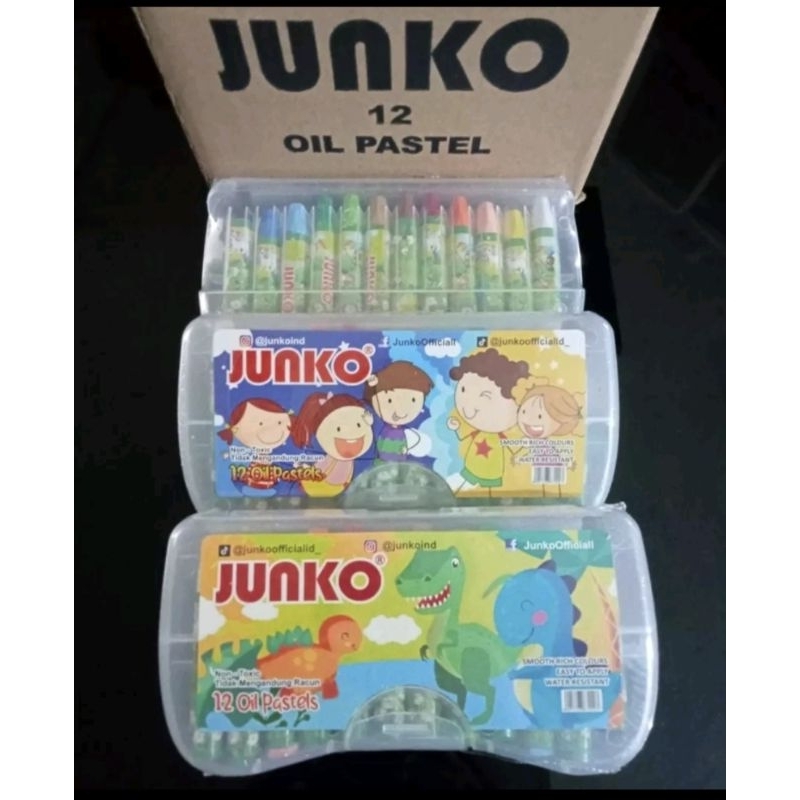 Jual CRAYON 12 WARNA / CRAYON JUNKO / CRAYON MURAH | Shopee Indonesia