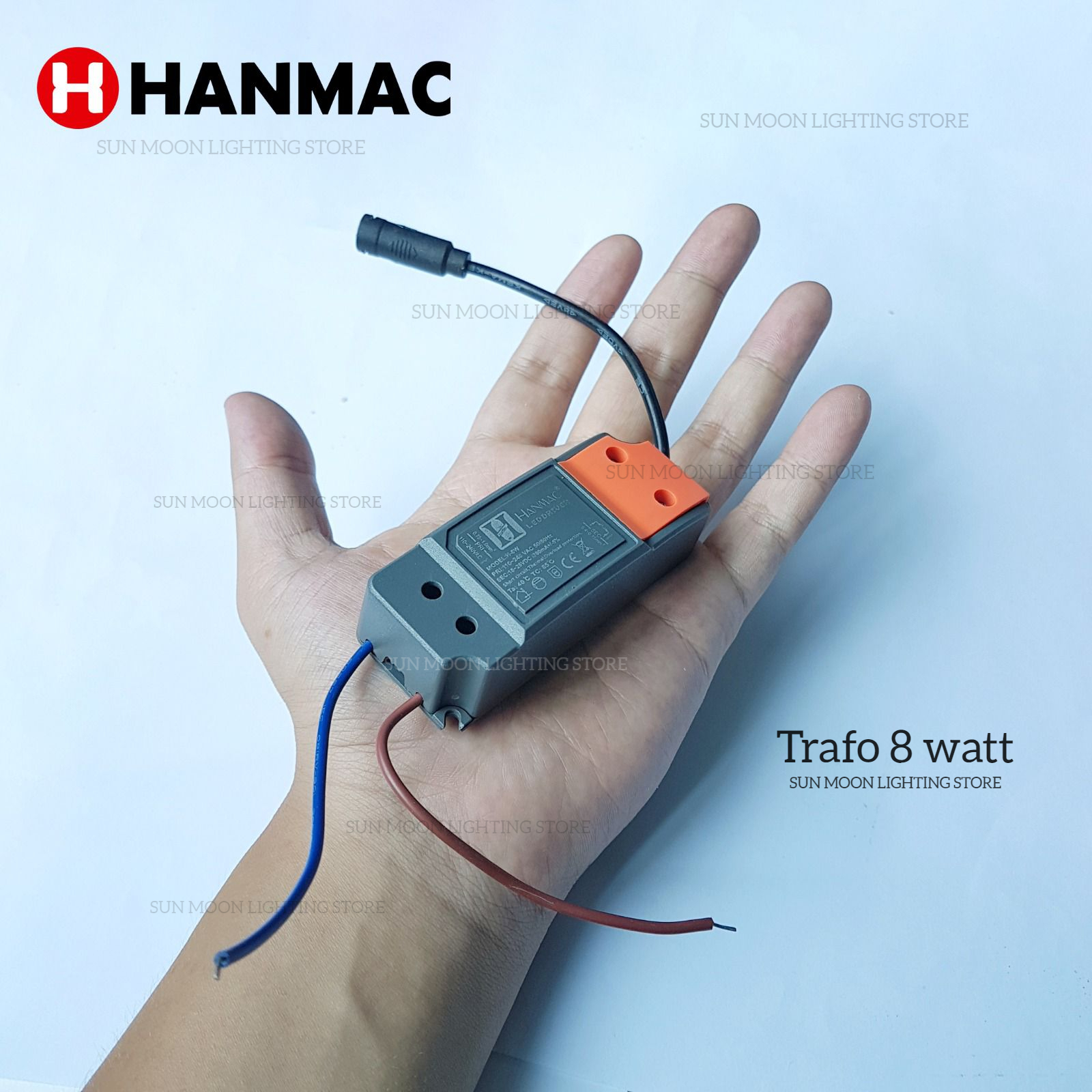 Jual Trafo led driver power 8watt panel 18-28VDC 280mA Hanmac lighting ...