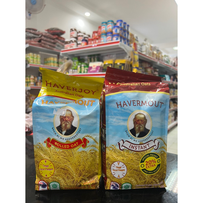Jual Haverjoy Havermout Rolled Oat/Instant 1kg | Shopee Indonesia