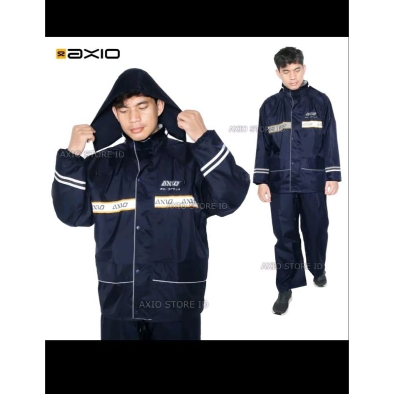 Jual Jas Hujan Axxio Original/Mantel Hujan Axio Original Ready M L XL ...