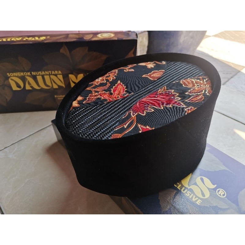 Jual Ac Bulan Batik Dan Bludru Halus HITAM MUSLIM KOPEAH | Shopee Indonesia