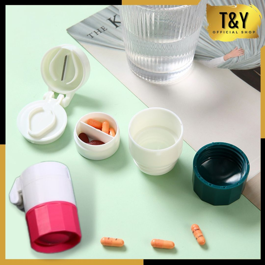 Jual T&Y Alat Penghancur Pembelah Obat 4In1 Praktis Tempat Penyimpan ...