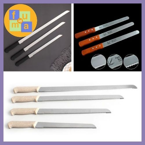 Jual CAMPURAN Pisau Roti / Pisau Kue / Bread Knife multifungsi Pisau ...