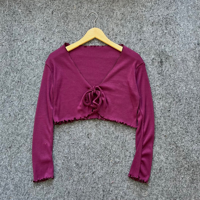 Jual Cirebon Cloth - Ceyoon Cardigan Crop | Cardigan Crop Wanita ...