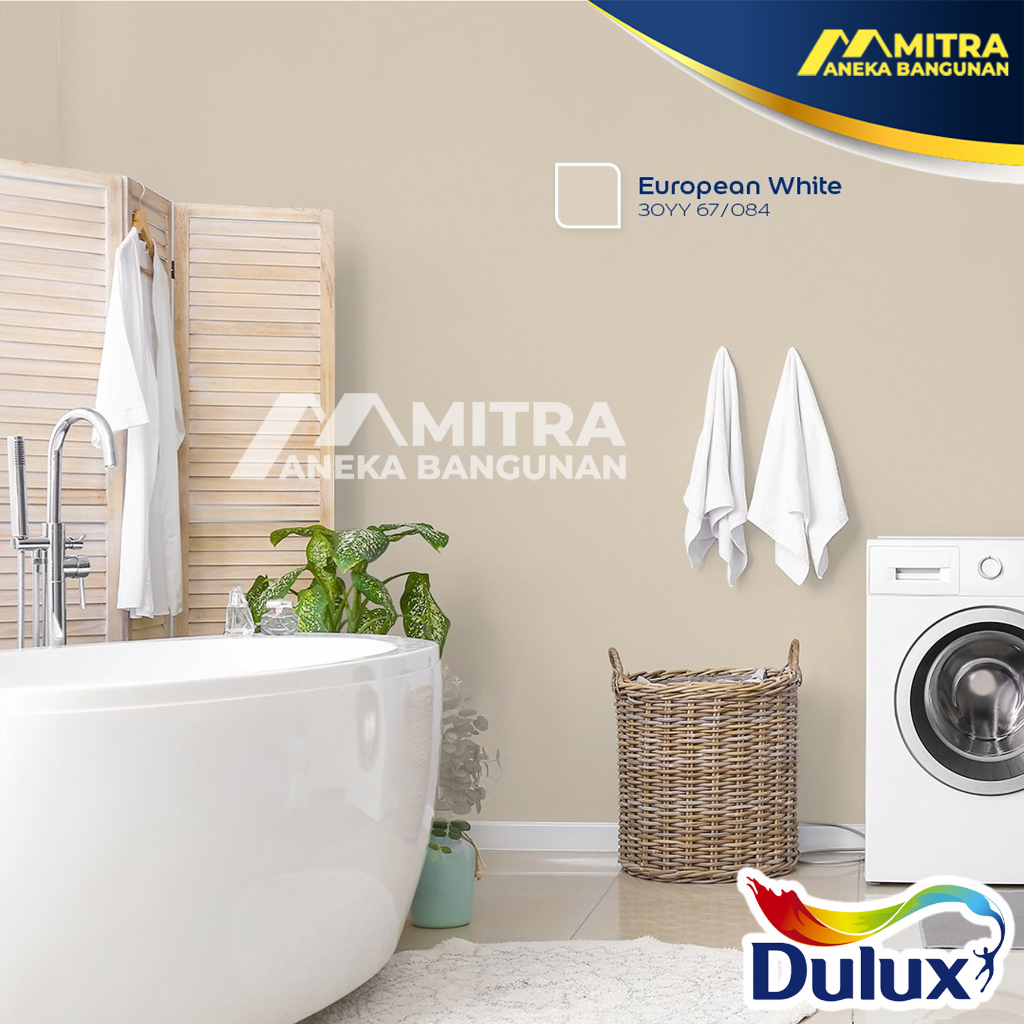 Jual CAT TEMBOK DULUX EUROPEAN WHITE 30YY 67/084 / DULUX INTERIOR EKSTERIOR BEIGE BROKEN WHITE ...