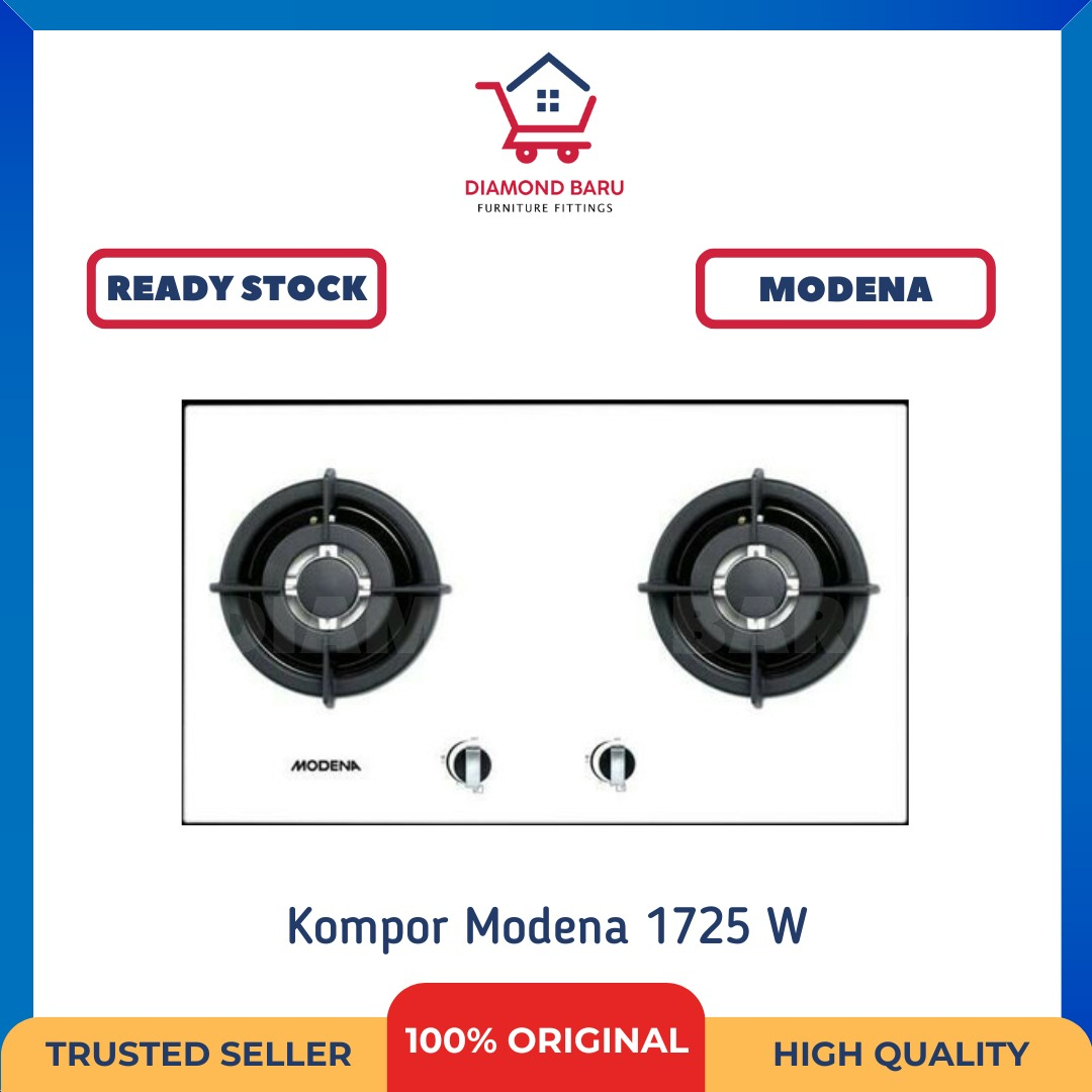 Jual HOB MODENA BH 1725 W Kompor Tanam Build In 2 Tungku | Shopee Indonesia