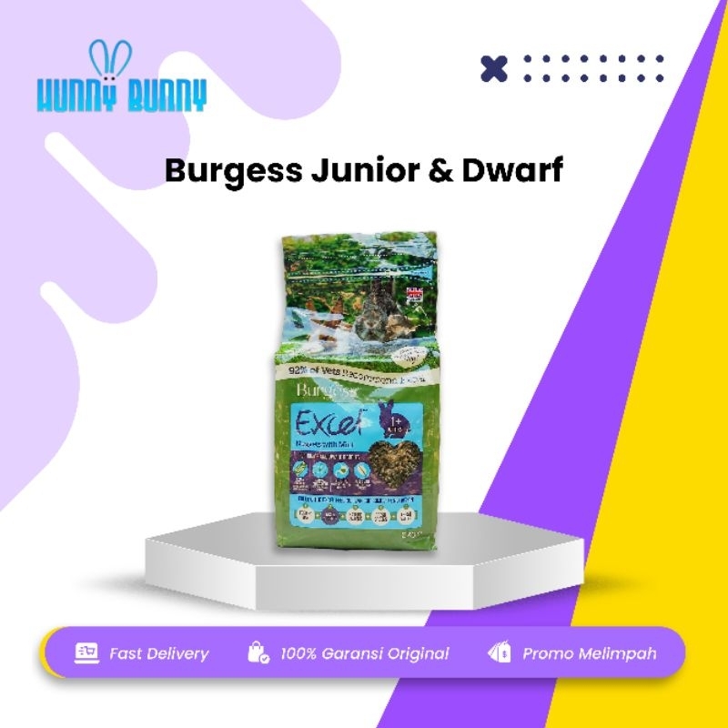 Jual Burgess Excel Junior and Dwarf 4kg | Shopee Indonesia