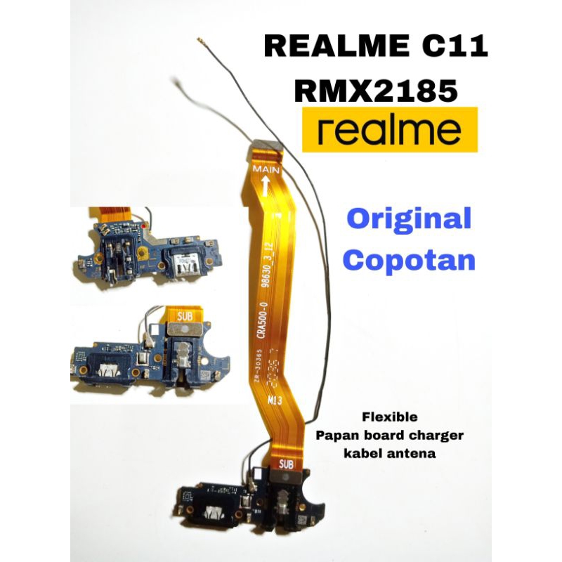Jual papan charger konektor cas flexible kabel antena Realme c11 ...
