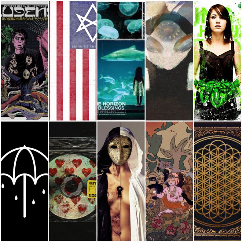 Jual sticker BMTH full album 10 pcs | Shopee Indonesia