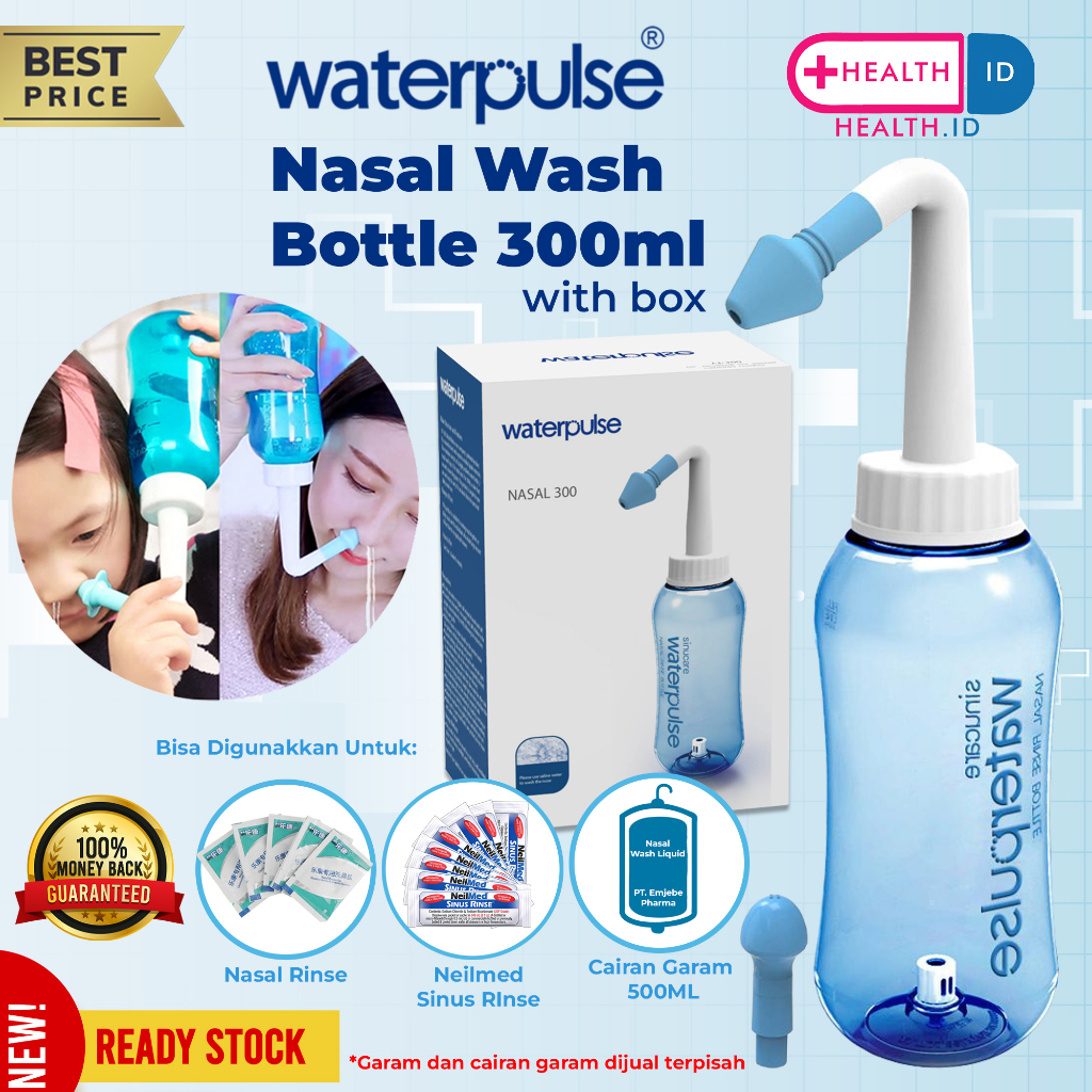 Jual Botol cuci hidung / Nasal wash bottle 300ML cocok untuk sinus ...