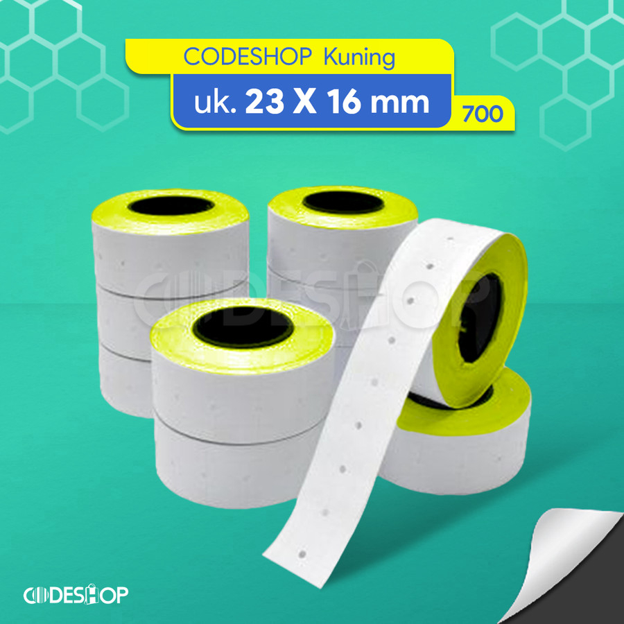 Jual Kertas Label Sato Kuning Label Price Tag | Shopee Indonesia
