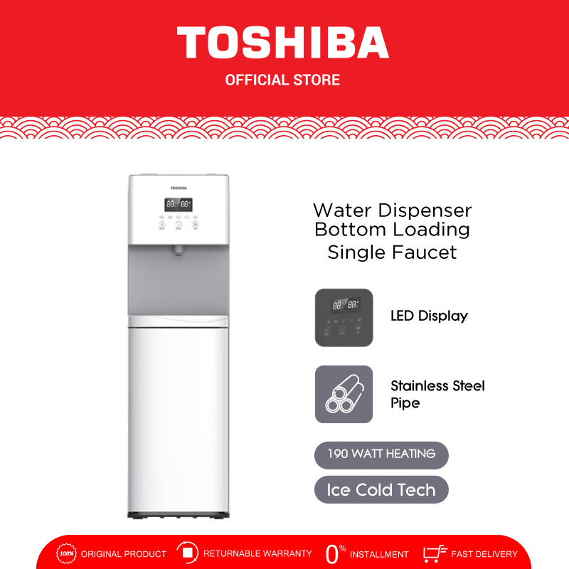 Jual [POTONGAN LANGSUNG] TOSHIBA Dispenser Air Galon Bawah RWF-W1830BN-W Bottom Loading - Low ...