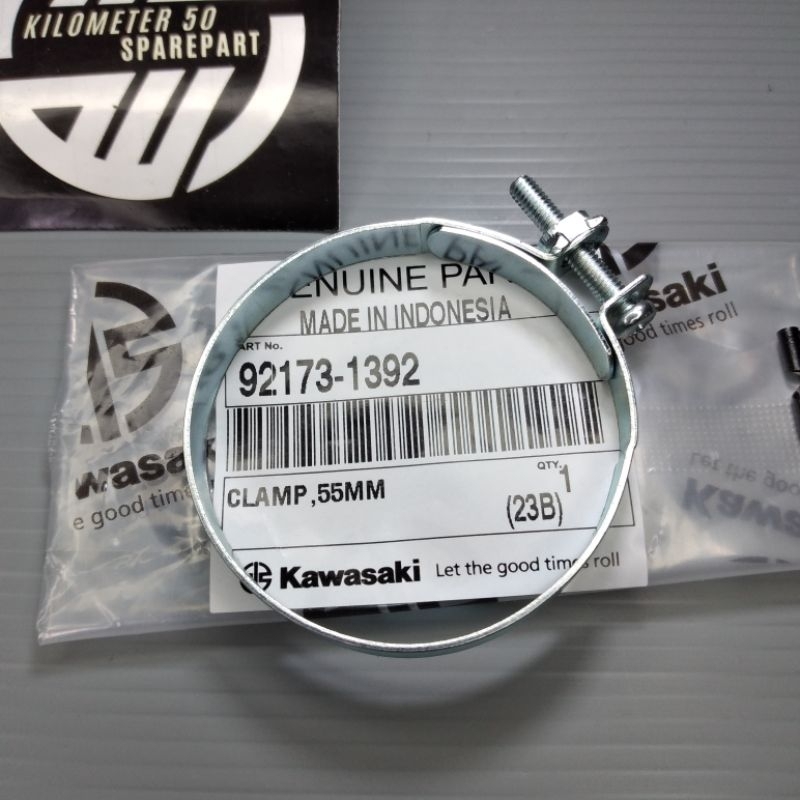 Jual BESI KLEM INTAKE MANIPOL KARBU FILTER NINJA 150 R SS ORIGINAL ...