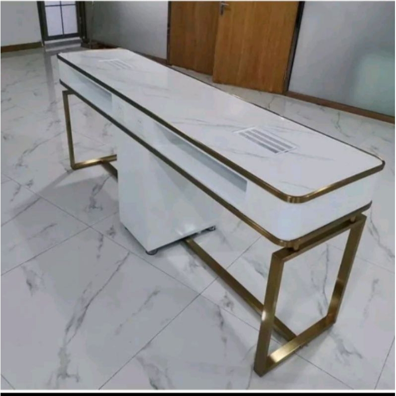 Jual meja nail art meja MUA meja rias meja marmer murah | Shopee Indonesia