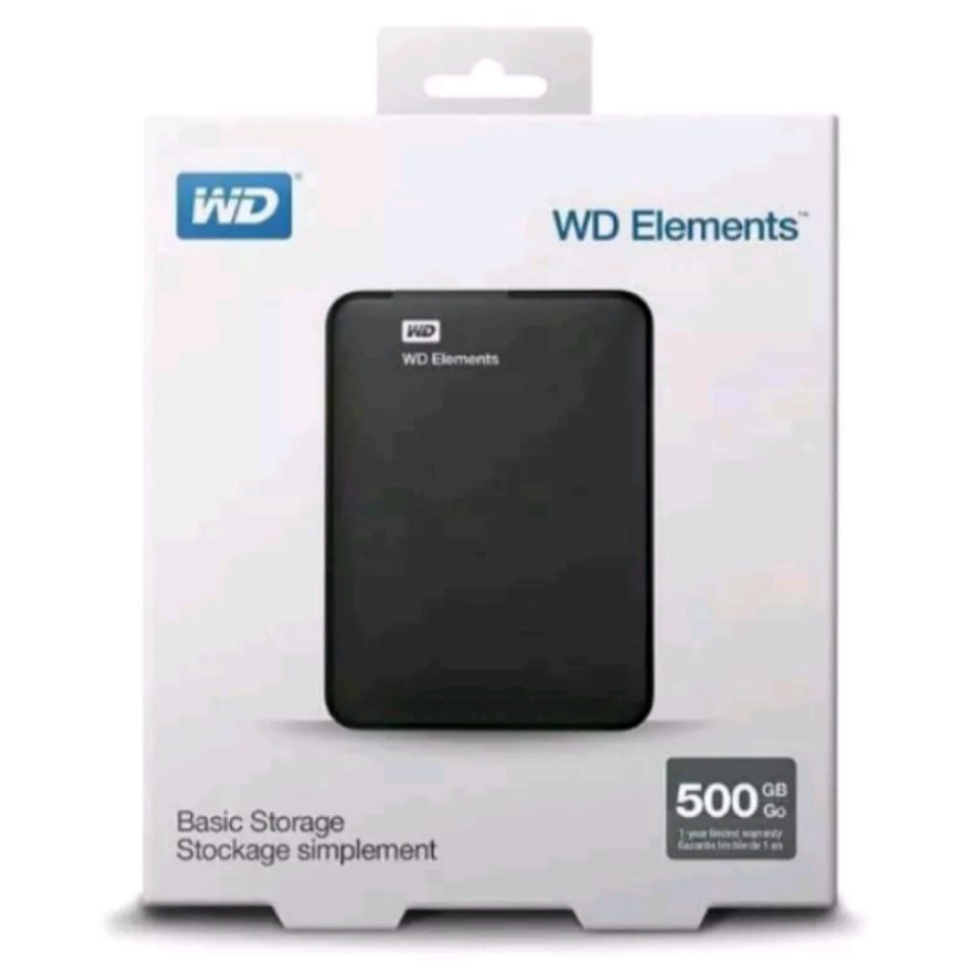 Jual Hardisk external WD ELEMENTS USB 3,0 Baru 500GB Western Digital | Shopee Indonesia
