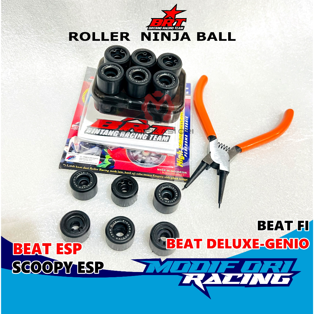 Jual ROLLER NINJA BALL Beat Fi - Scoopy - Genio - Roller BRT Racing ...