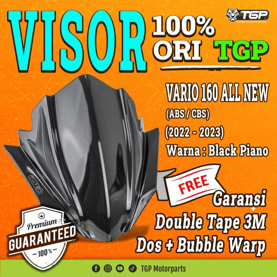 Jual Visor Vario 160 All New TGP 2022 Visor Honda Vario 160 ABS Vario ...