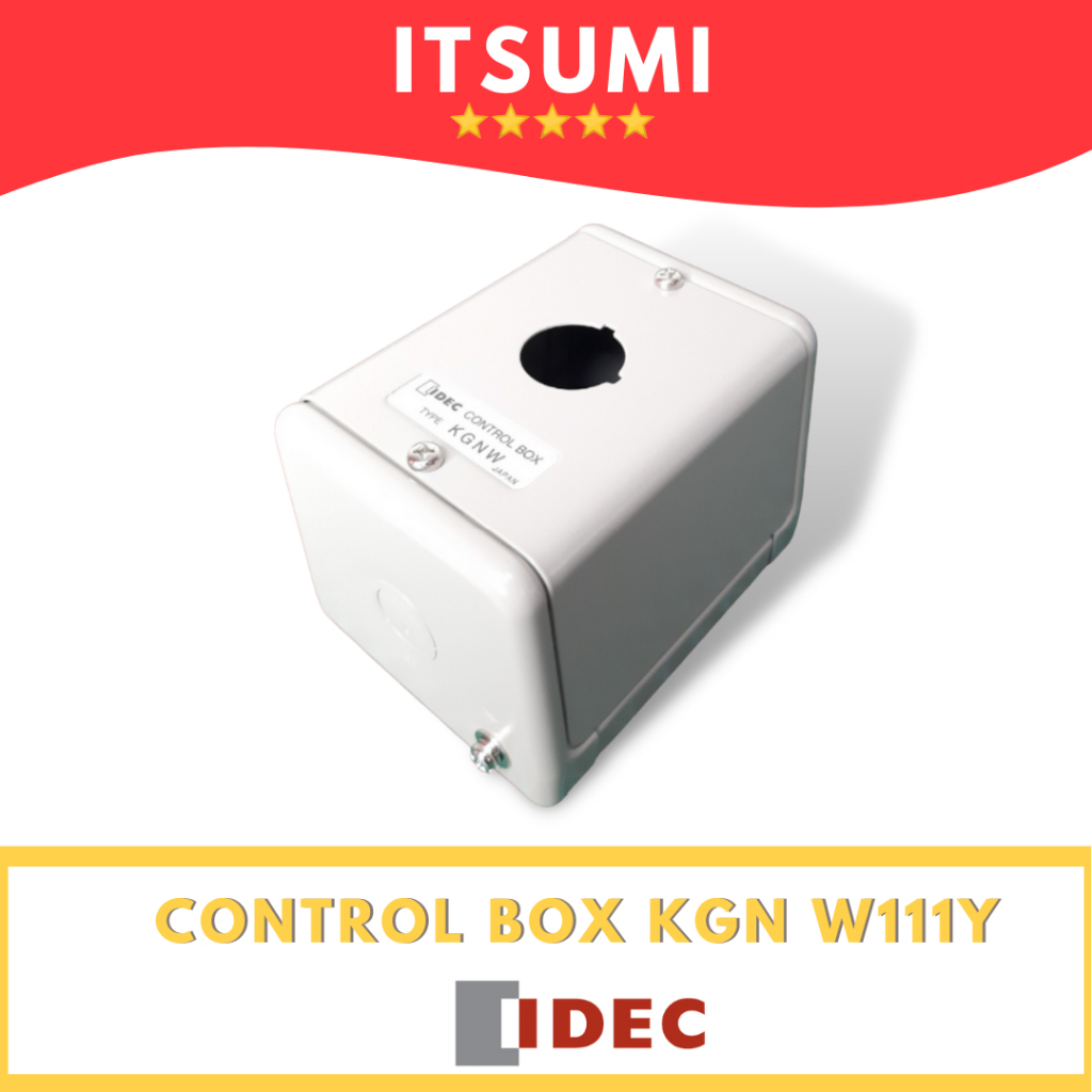 Jual Control Box Idec KGN W111Y 1 Lubang 22mm | Shopee Indonesia