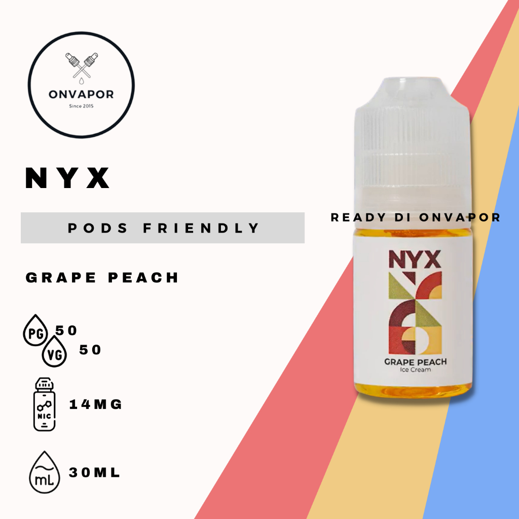 Jual Nyx Grape Peach Pods Friendly Liquid Pod | Shopee Indonesia