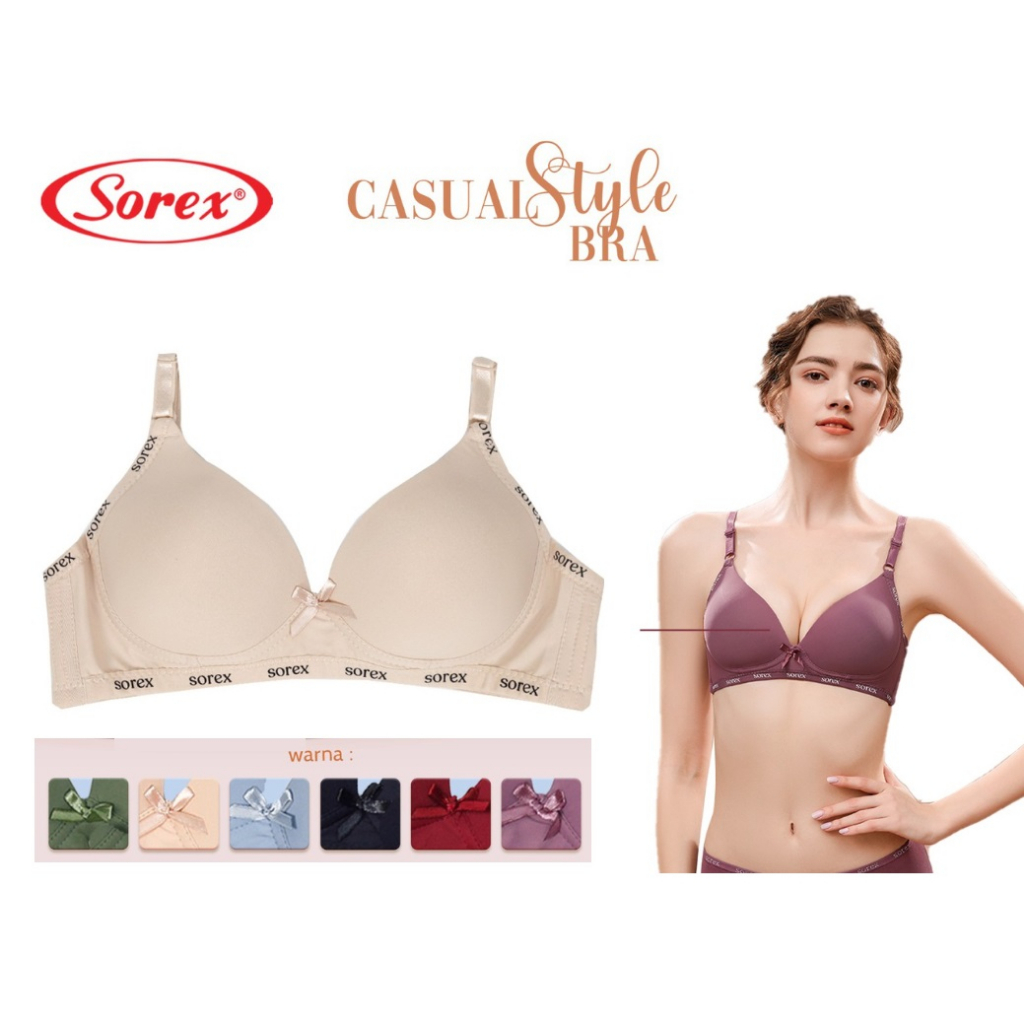Jual Sorex Bra 34-40 Dengan Busa Tanpa Kawat Kait 2 Setara Cup B BH 17232 / 17227 / 33433 CBKS ...