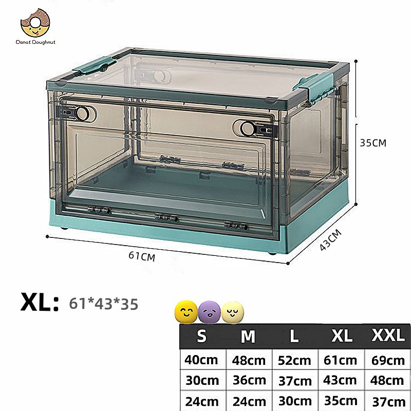 Jual Storage Box pakaian besar organizer box transparan box penyimpanan ...