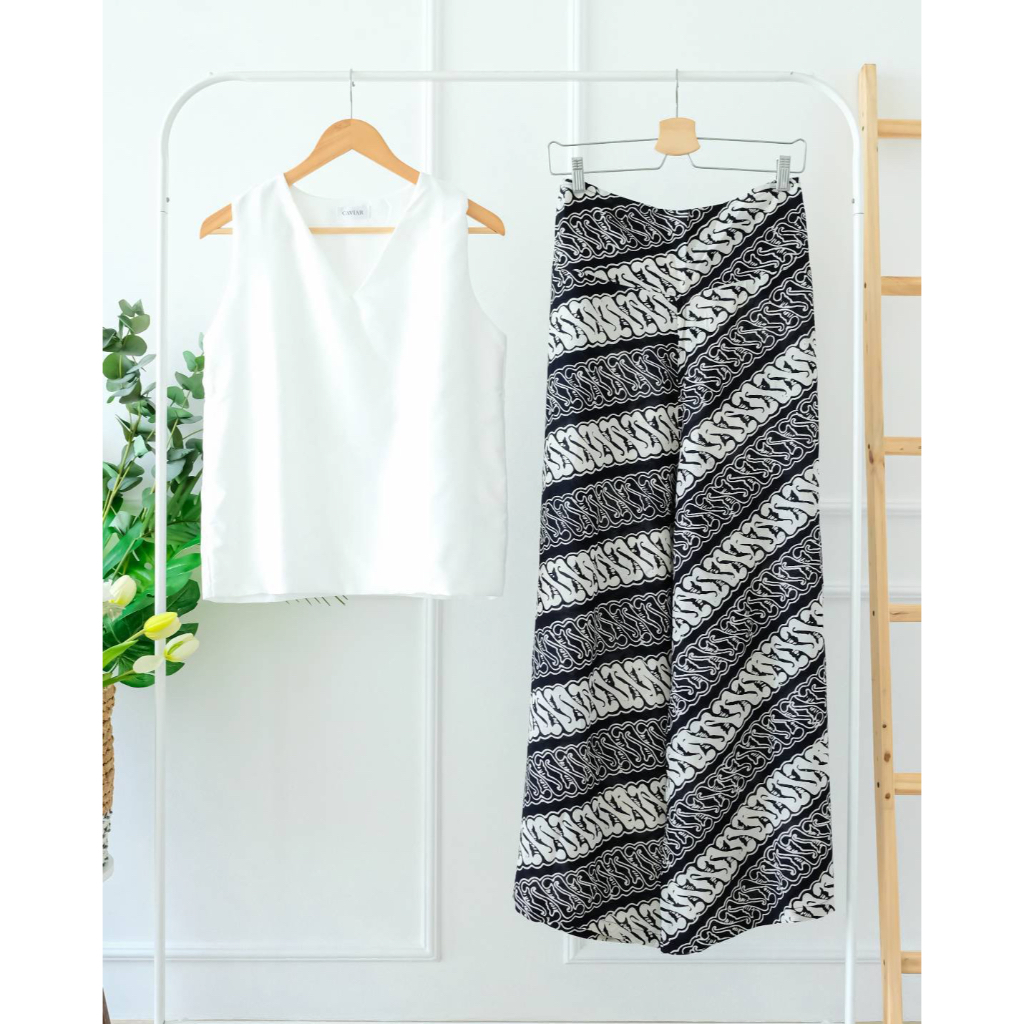 Jual ONE SET BATIK MODERN WANITA CASUAL BATIK KANTOR BATIK PASTEL ...