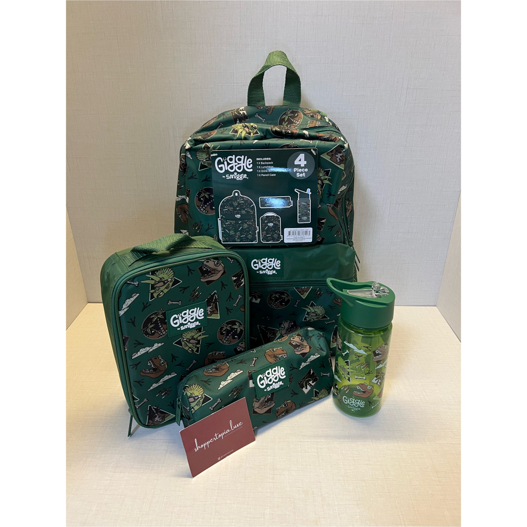 Jual (READY) Tas Smiggle Giggle by Smiggle 4 Piece set Mid Blue ...