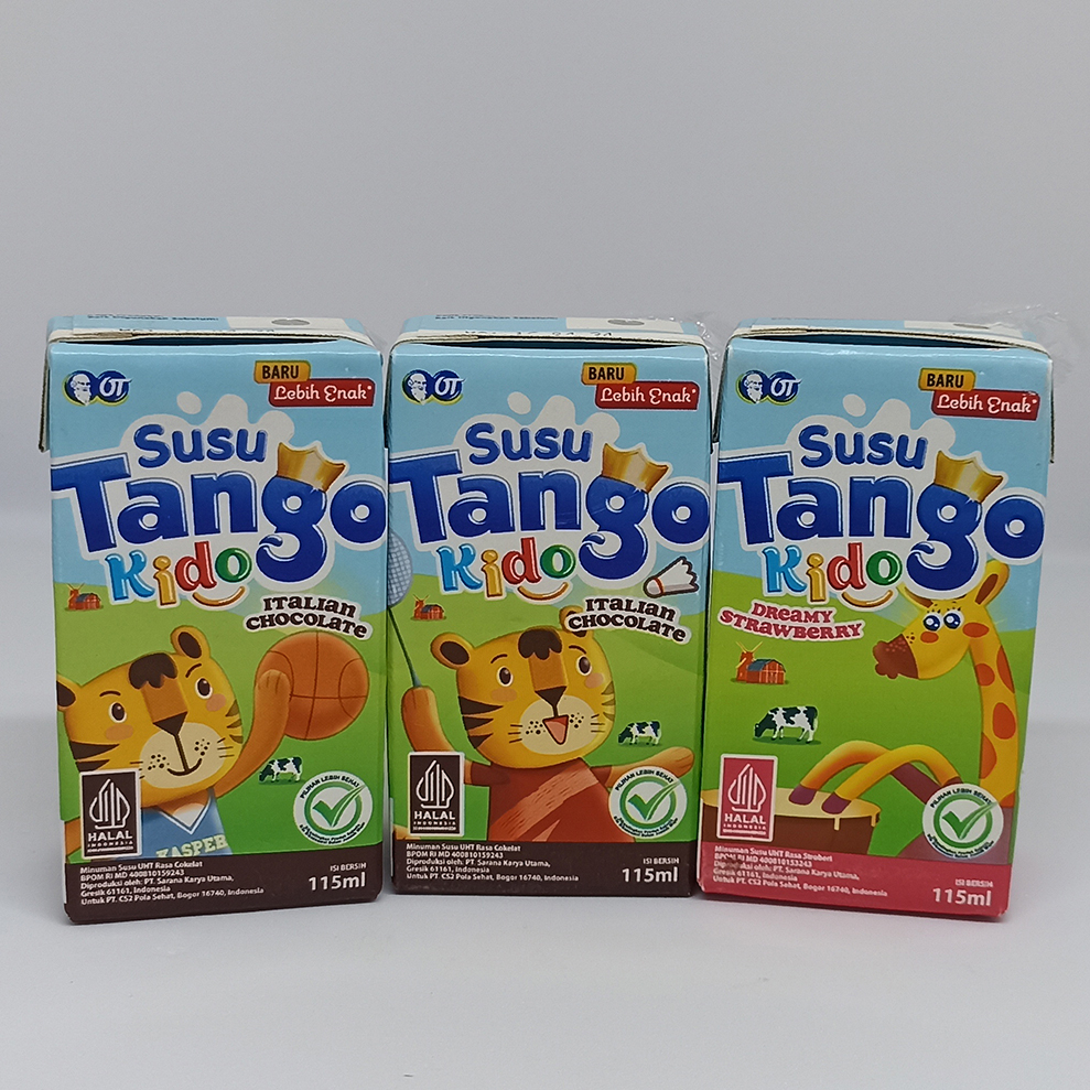 Jual SUSU TANGO KIDO, RASA COKLAT DAN STRAWBERRY 115 ML | Shopee Indonesia