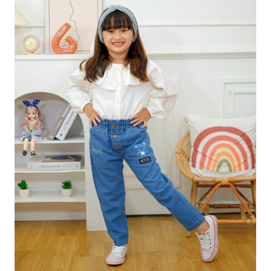 Jual Celana Jeans Anak Perempuan Usia 2-10 Tahun High Quality | Shopee ... Jual Celana Jeans Anak Perempuan Usia 2-10 Tahun High Quality | Shopee ...
