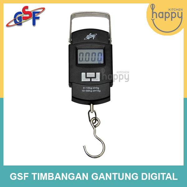 Jual GSF Timbangan Gantung Digital Scale 50 Kg / Timbangan Barang Portable Serbaguna | Shopee ...