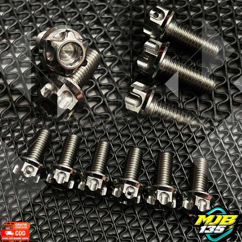 Jual PROBOLT BAUD BAUT PROBOLT 1 KUNCI & 2 KUNCI M6X20 DRAT 10 PANJANG ...