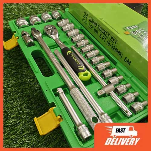 Jual Kunci Tok Tekiro 24pcs 8-32 6pt Box Plastik - Hand Socket Set Tekiro ( Ready Cod ) Kunci ...