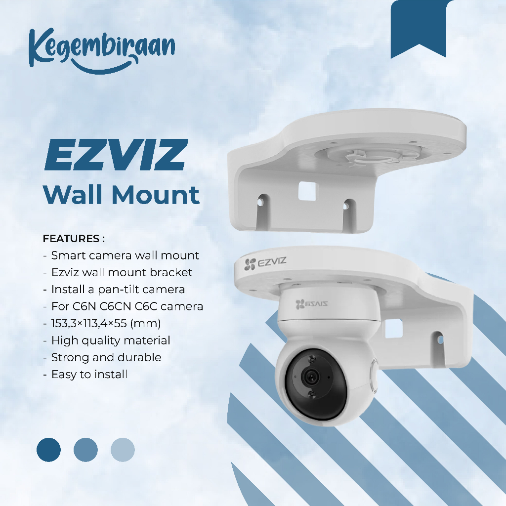 Jual Ezviz Wall Mount Bracket Dudukan Dinding IP Camera CCTV | Shopee ...