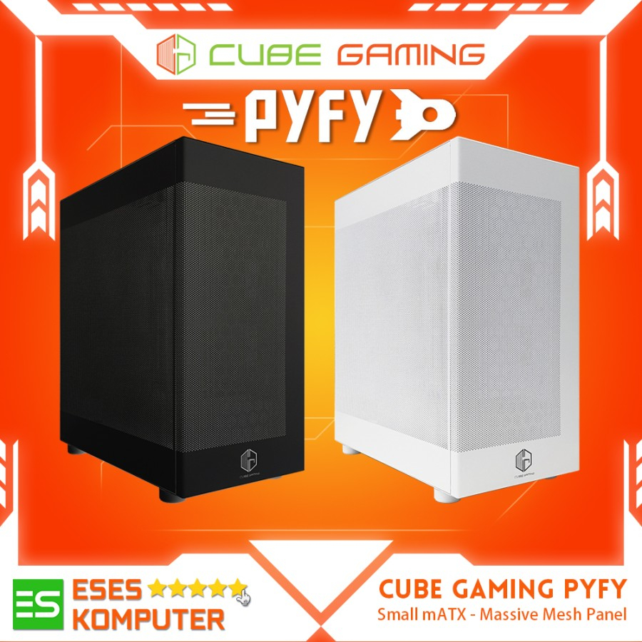 Jual Case CUBE GAMING PYFY MESH | SMALL MATX | GOOD AIRFLOW | Shopee ...