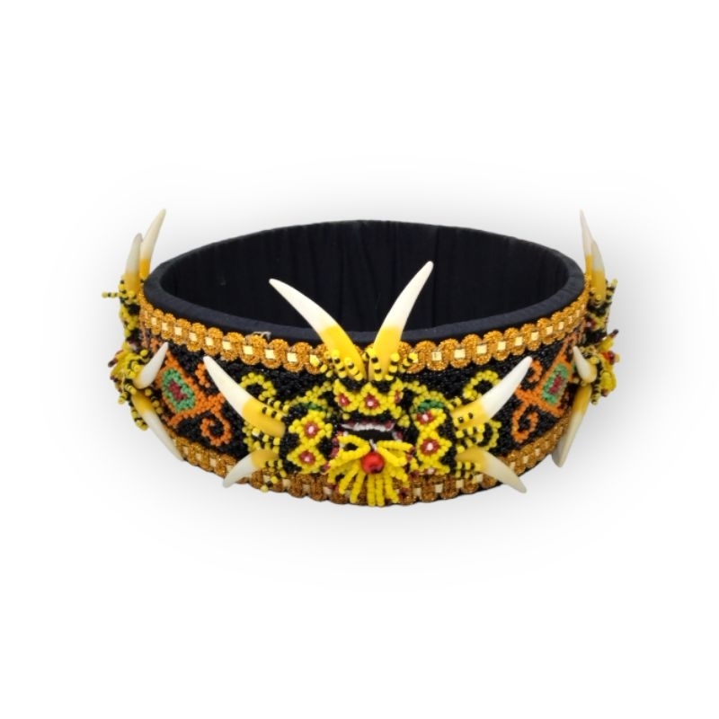 Jual Topi Adat Dayak Etnik Kalimantan Lawung Sasirangan Aksesoris ...