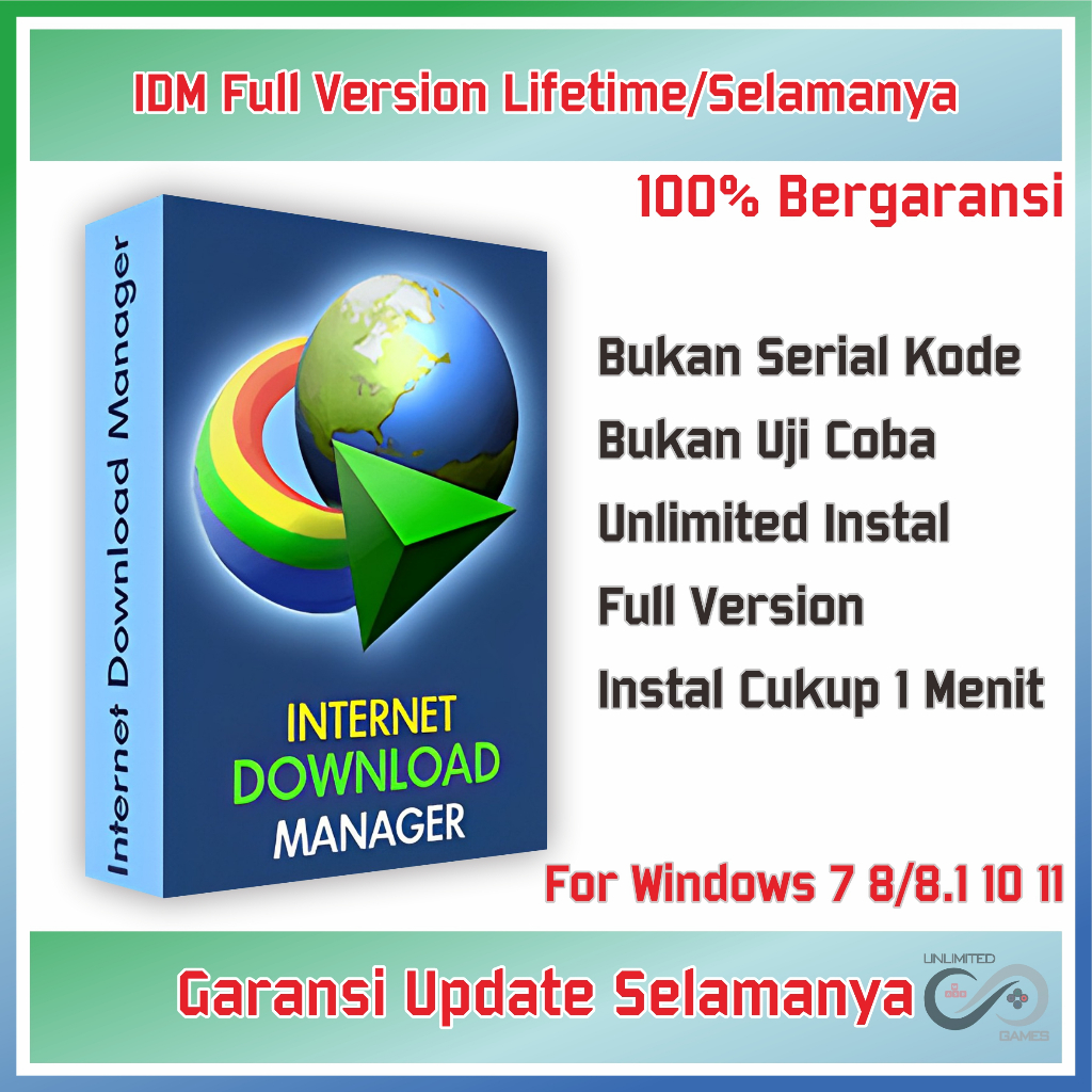 Jual IDM Internet Download Manager Versi 6.42 Full Version | Lifetime | Aktif Selamanya | No ...